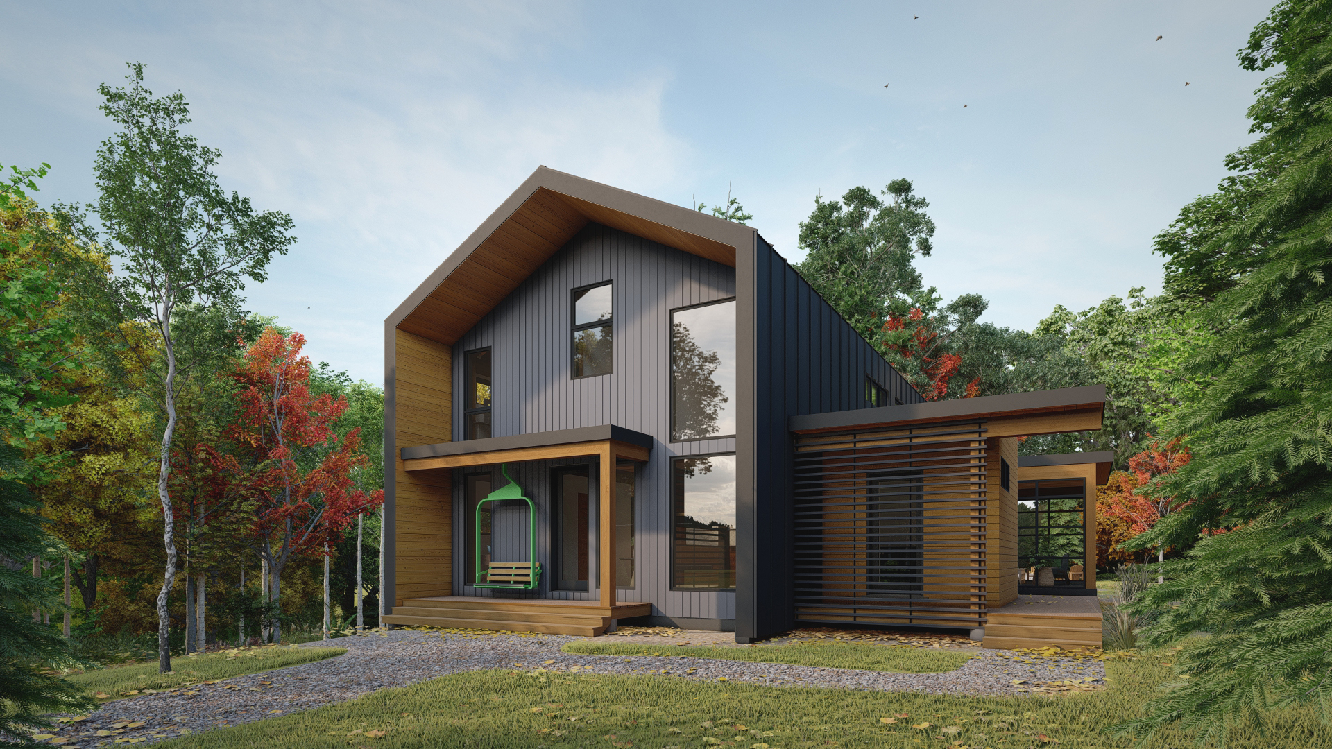 Timber Clad Houses Plans